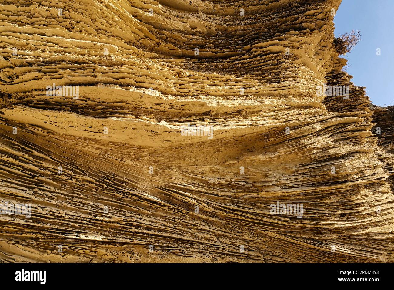 Texture of relief rock. Beautiful natural formation on shores of the ...