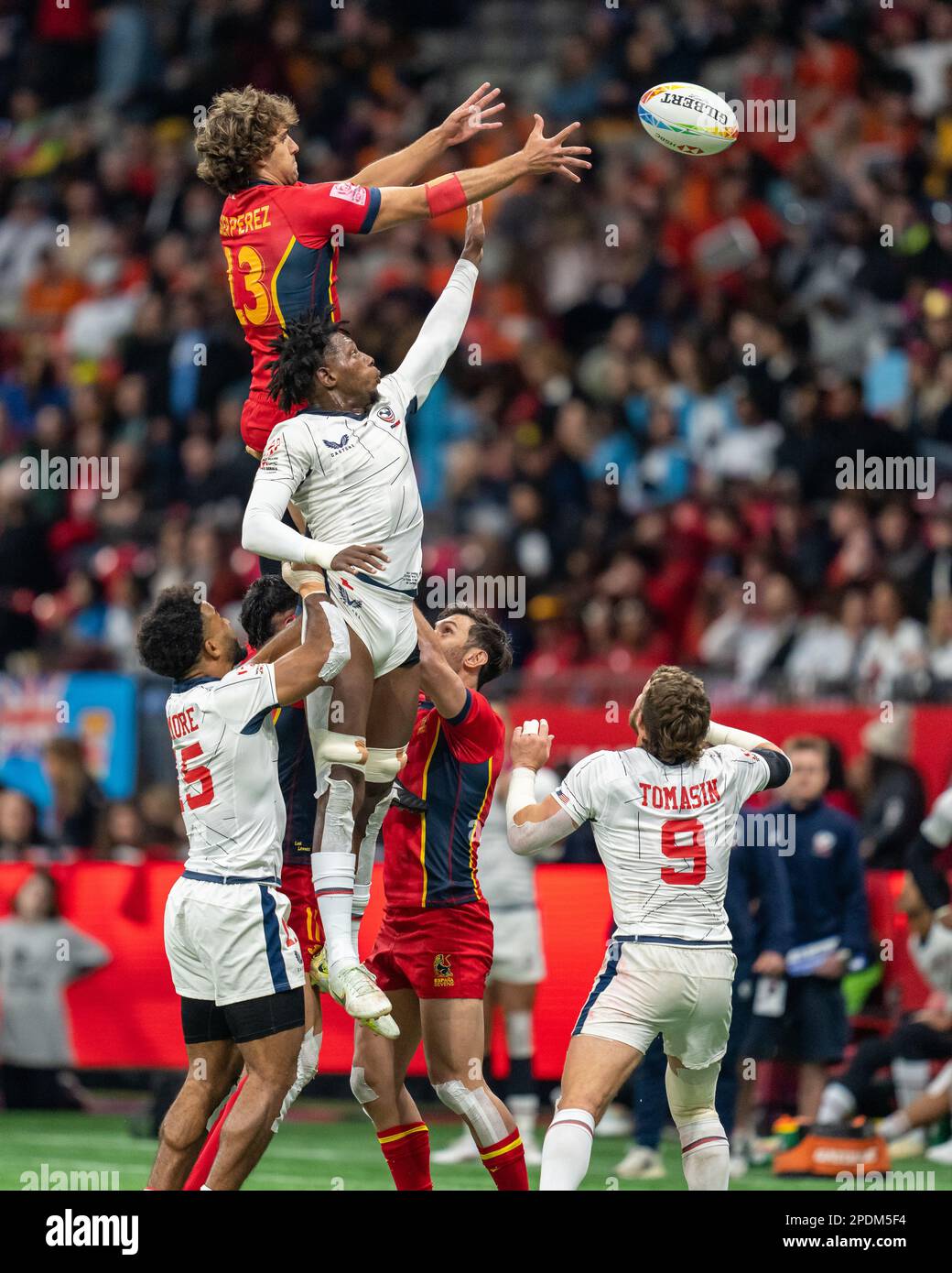 Vancouver, Canada. 4th March, 2023. Asier Perez (Top L) of Spain and ...
