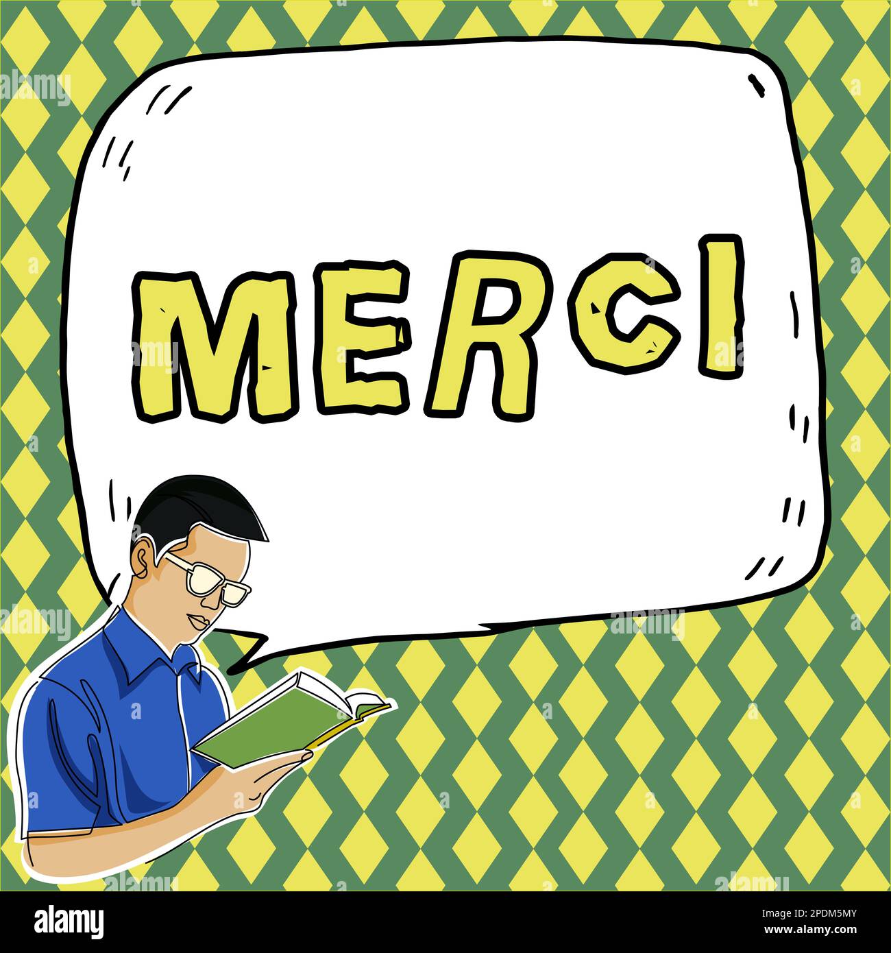 Text sign showing Merci. Business showcase what is said or response ...