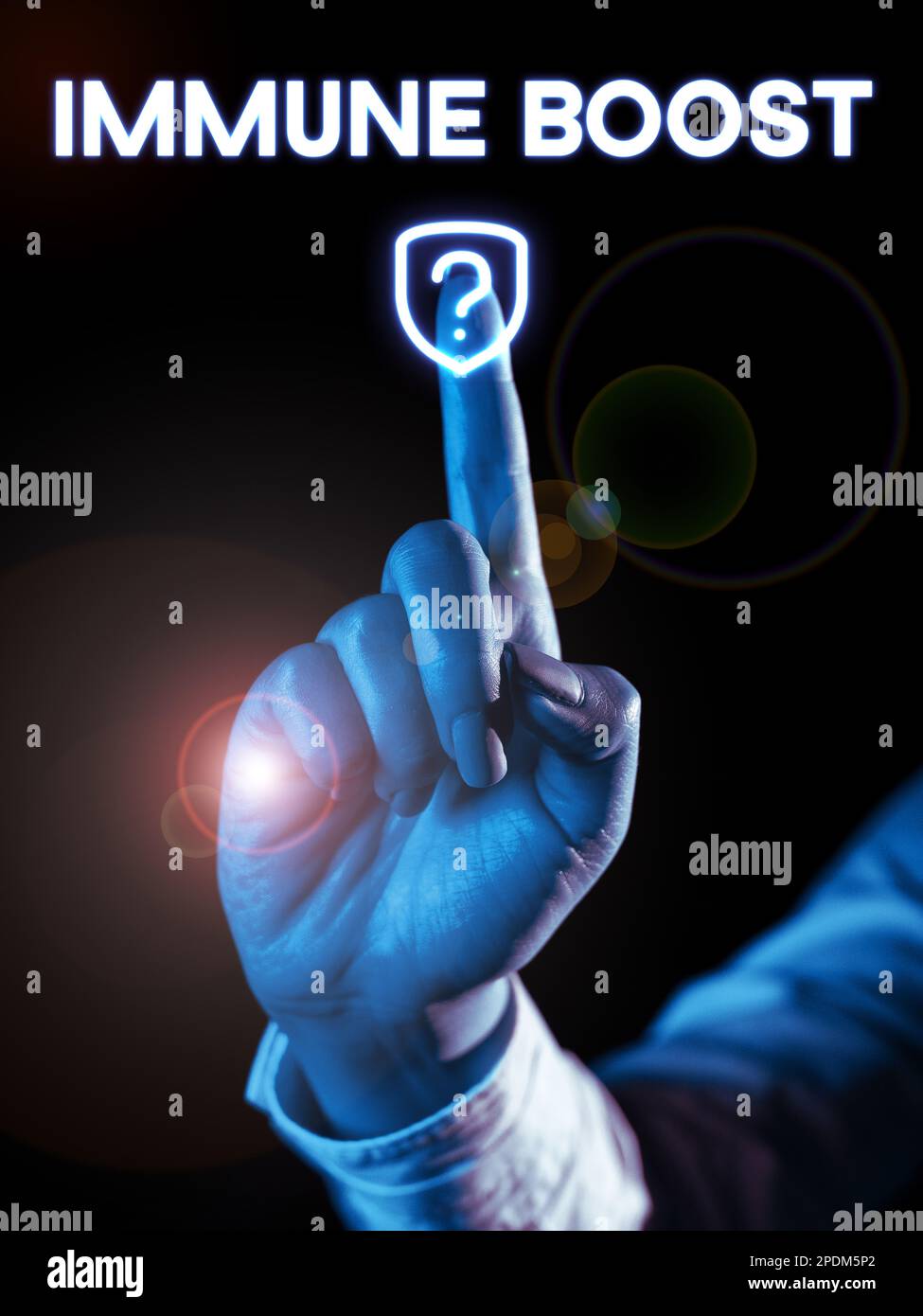 Sign displaying Immune Boost. Concept meaning being able to resist a ...