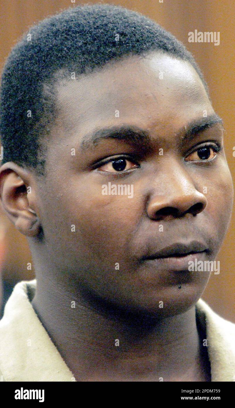 Jaron Jackson, 18, stands before Judge Daniel Gaul for his sentencing ...