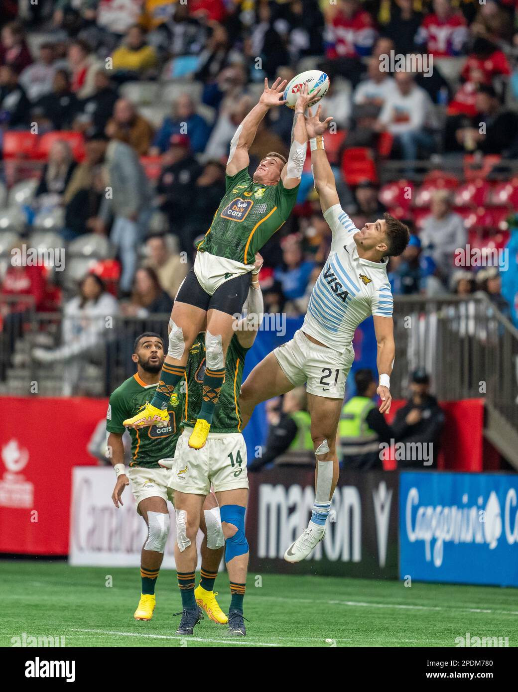Vancouver, Canada. 4th March, 2023. James Murphy (Top L) of South ...