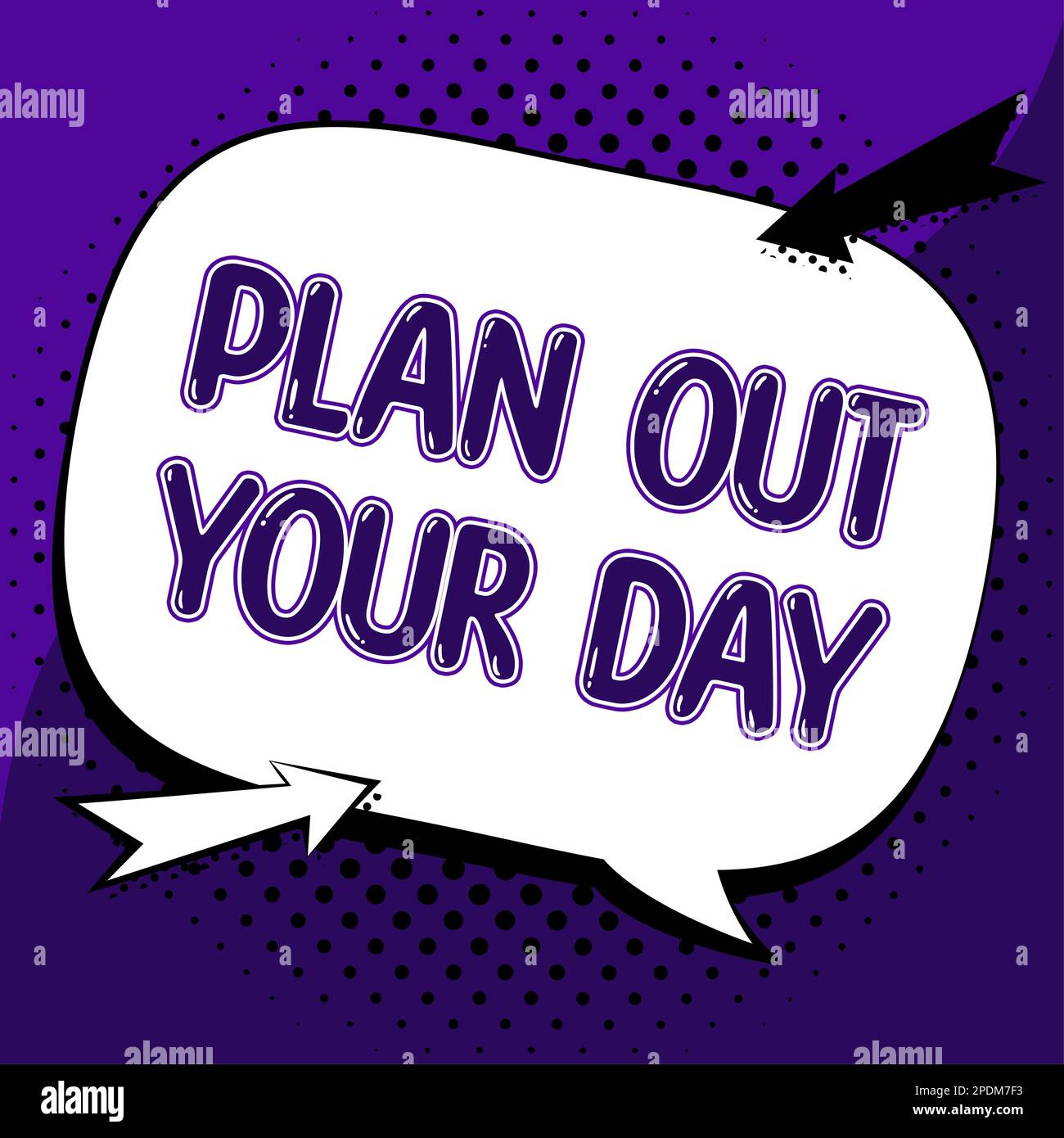 Conceptual caption Plan Out Your Day. Internet Concept Make an schedule ...
