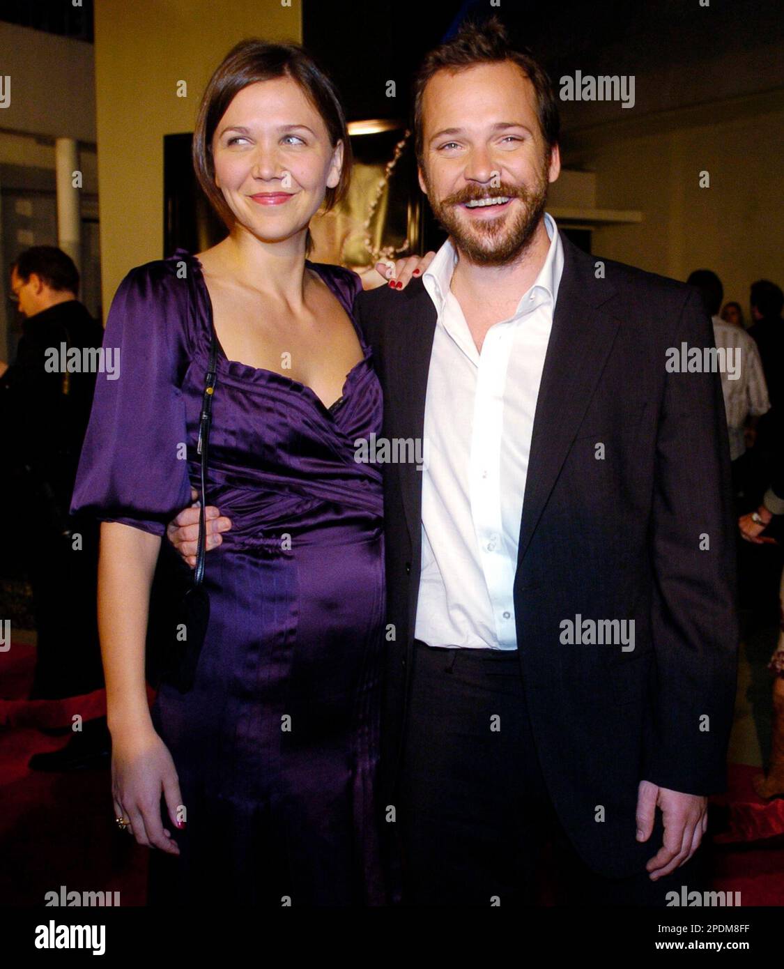 Peter Saarsgaard, a cast member in the new film "Jarhead," arrives with ...