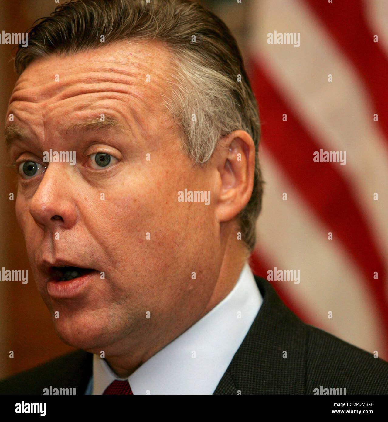 Douglas Forrester, the Republican Candidate for governor of New Jersey ...