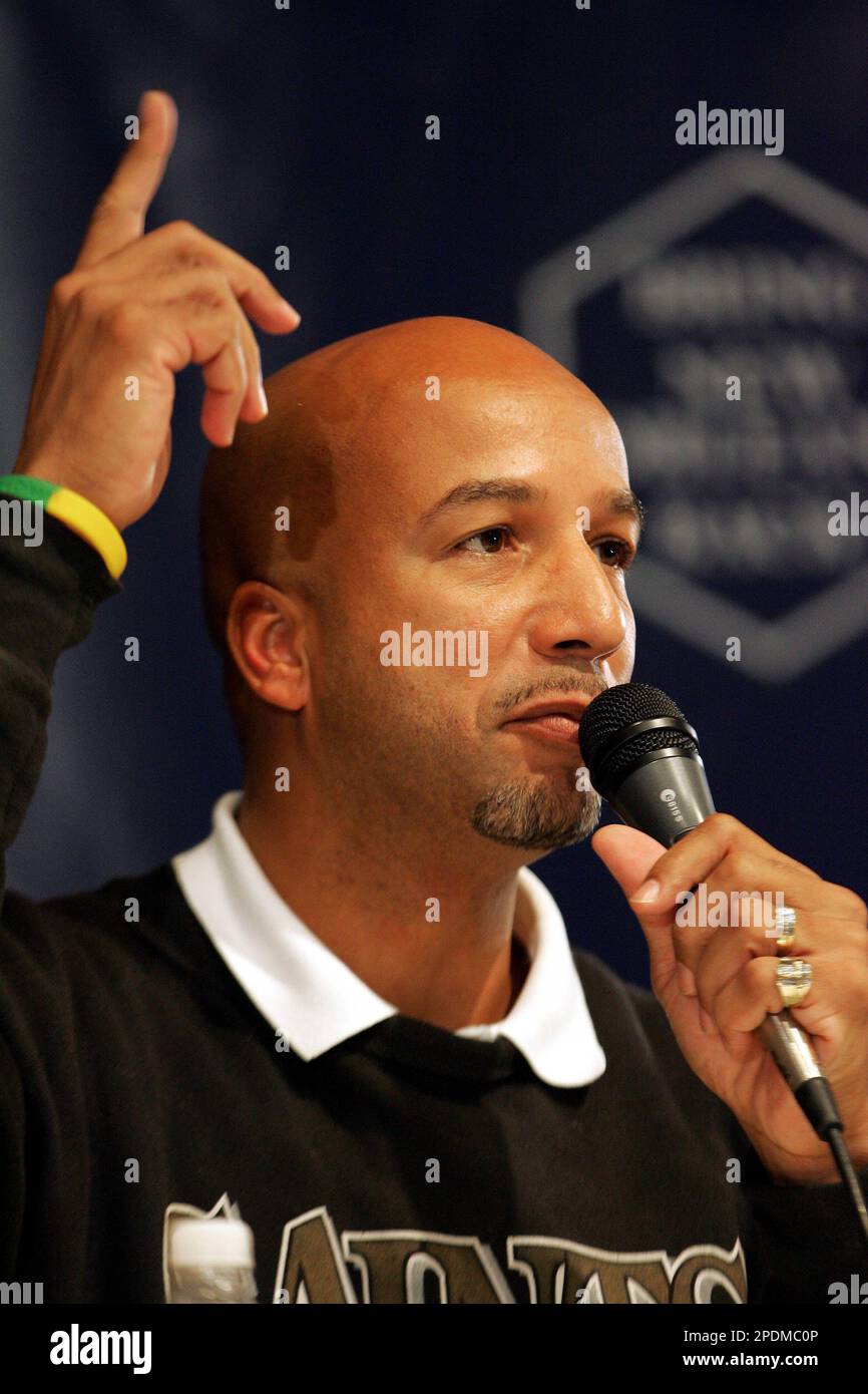 New Orleans Mayor Ray Nagin talks during a town hall meeting at the ...
