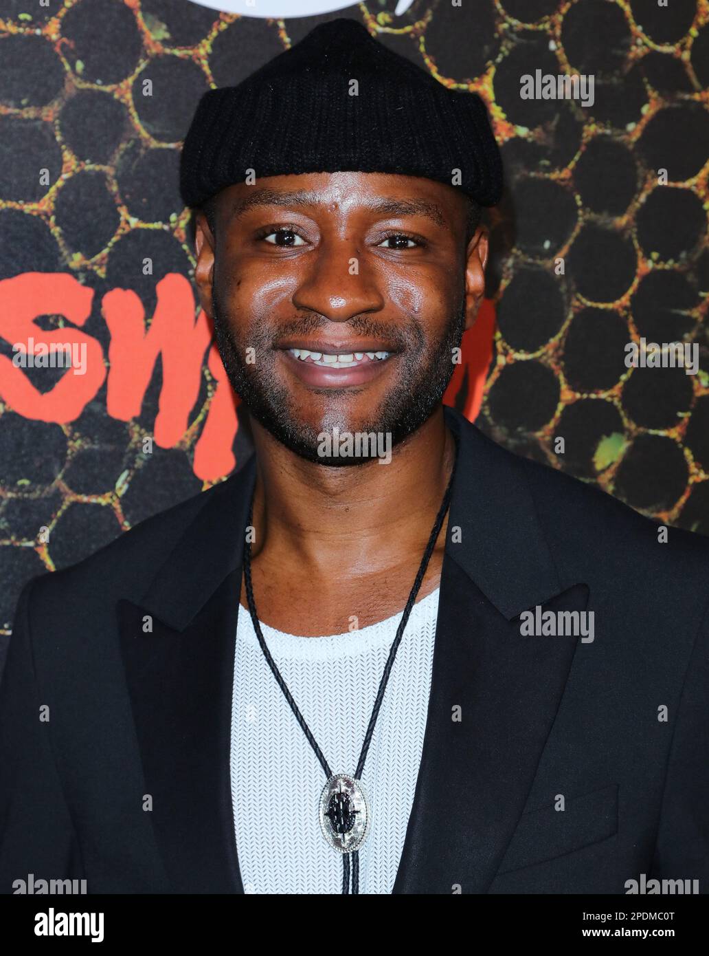 Los Angeles, USA. 14th Mar, 2023. Michael Oloyede arrives at SWARM Los ...