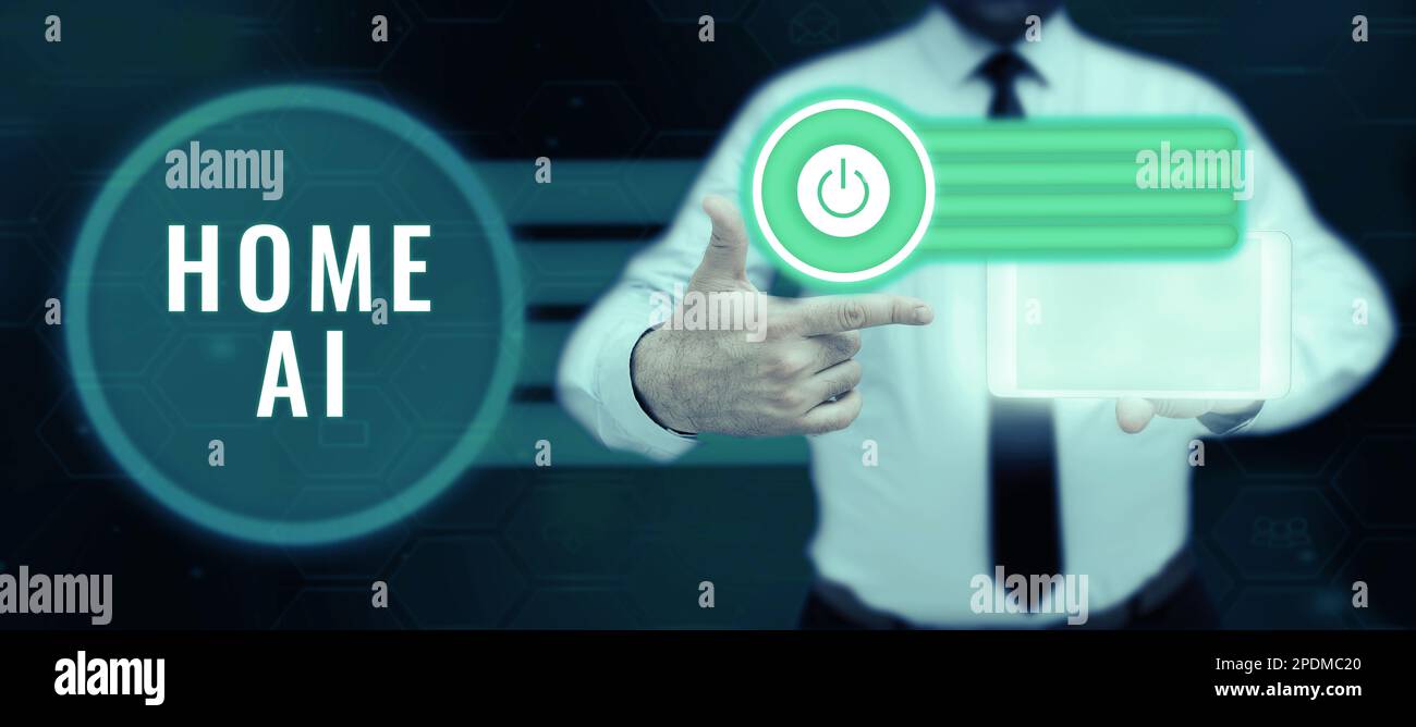 Inspiration Showing Sign Home Ai Business Approach Home Solution That