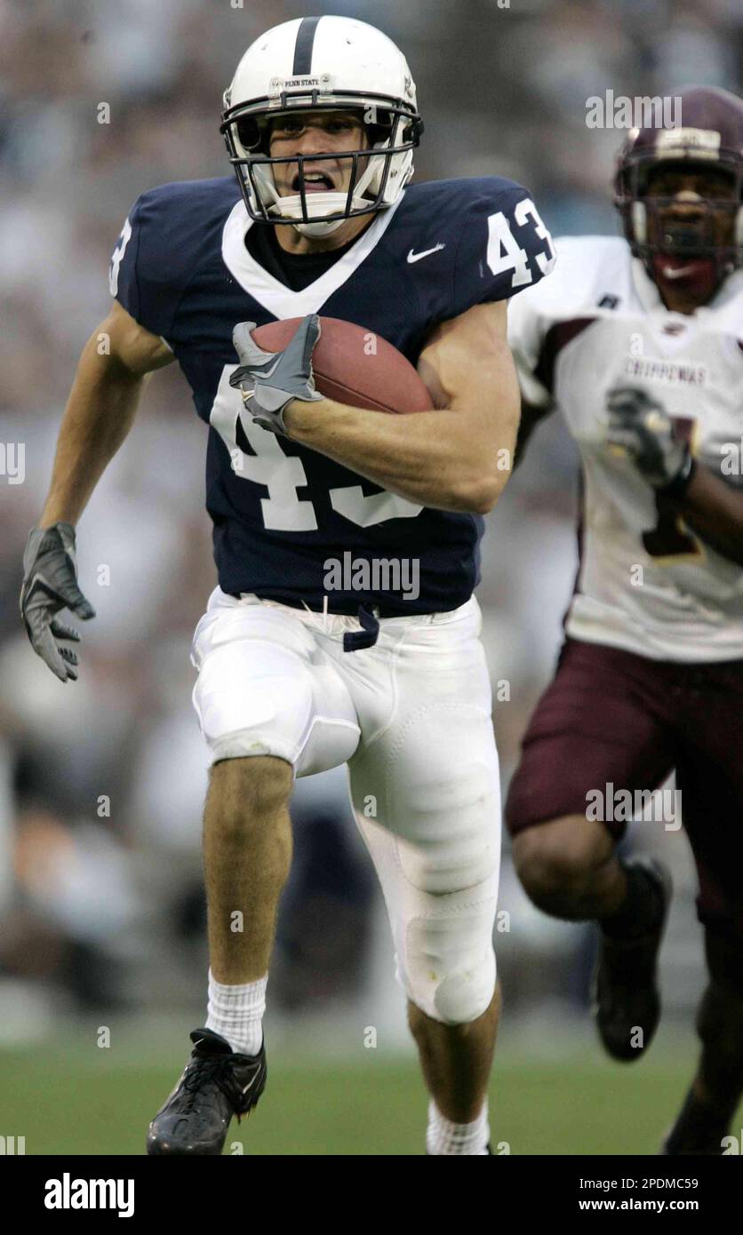 **FILE** Penn State wide receiver Ethan Kilmer runs for a 55-yard ...