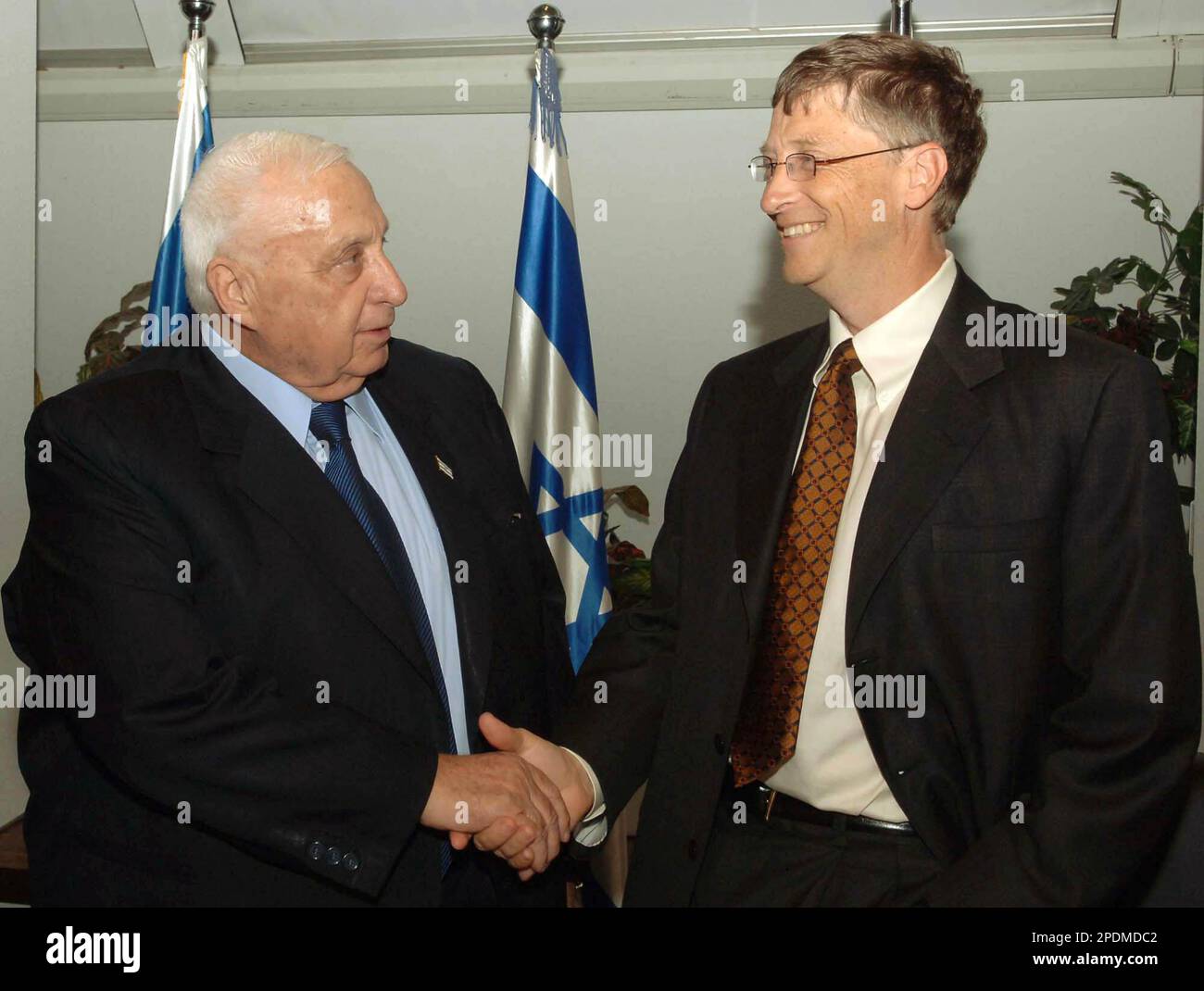 In this photo released by the Israeli government press office ...