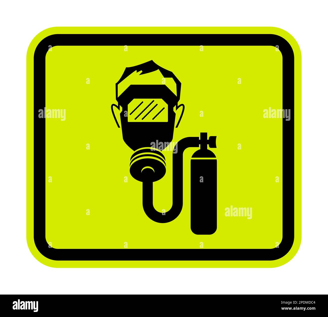 Warning Sign Breathing Apparatus Required Stock Vector Image & Art - Alamy