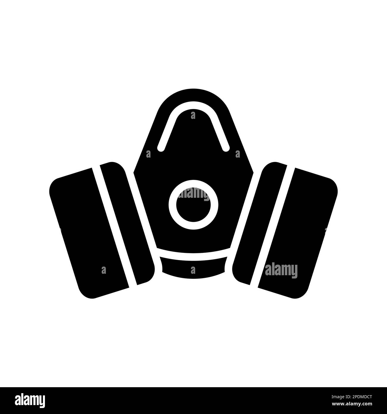 Respiratory Protection Required Sign On White Background Stock Vector ...