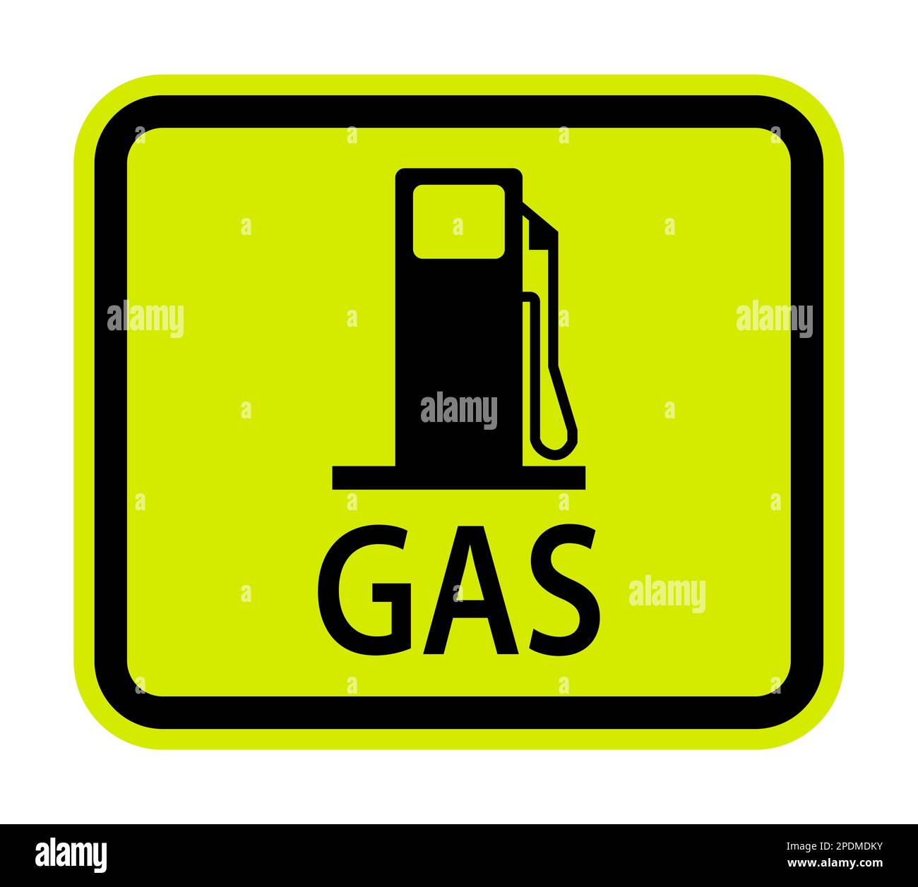 Sign on gas street Stock Vector Images - Alamy