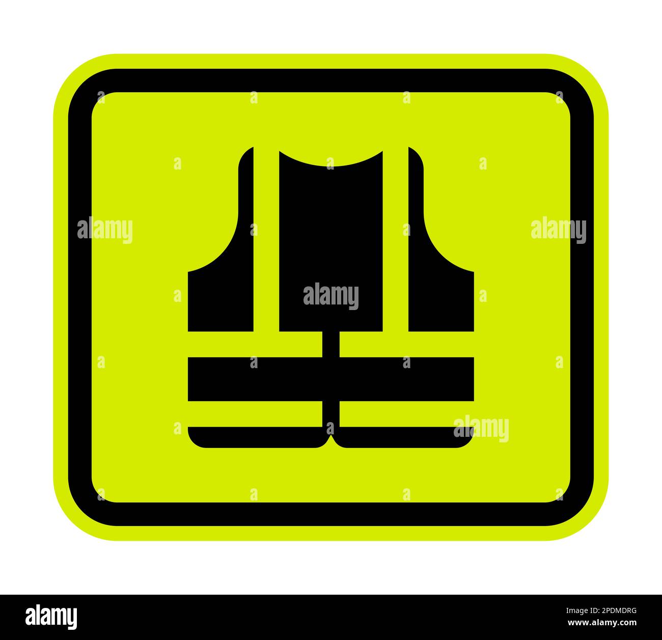 Body Protection Required Sign On White Background Stock Vector Image ...