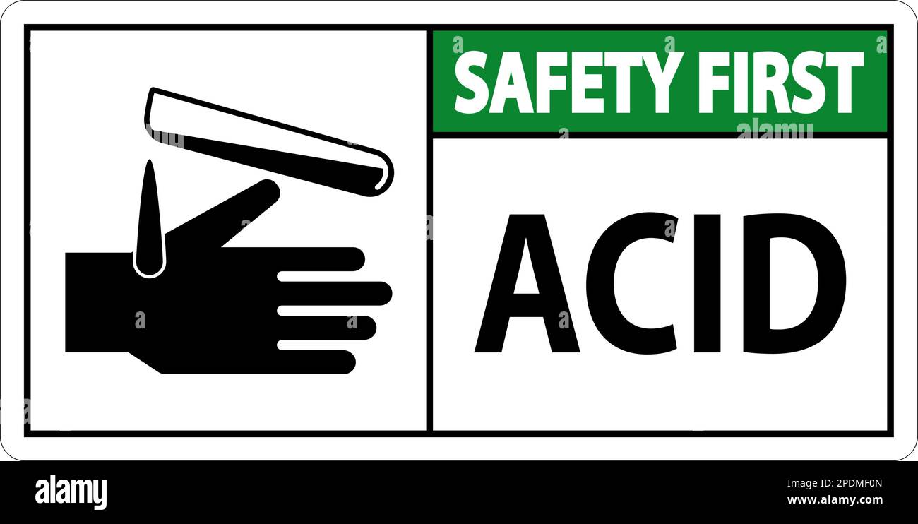Chemistry lab safety sign Stock Vector Images - Alamy