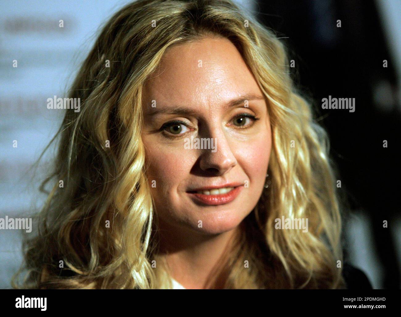 Co-star Hope Davis poses for photographers as she arrives at the New ...