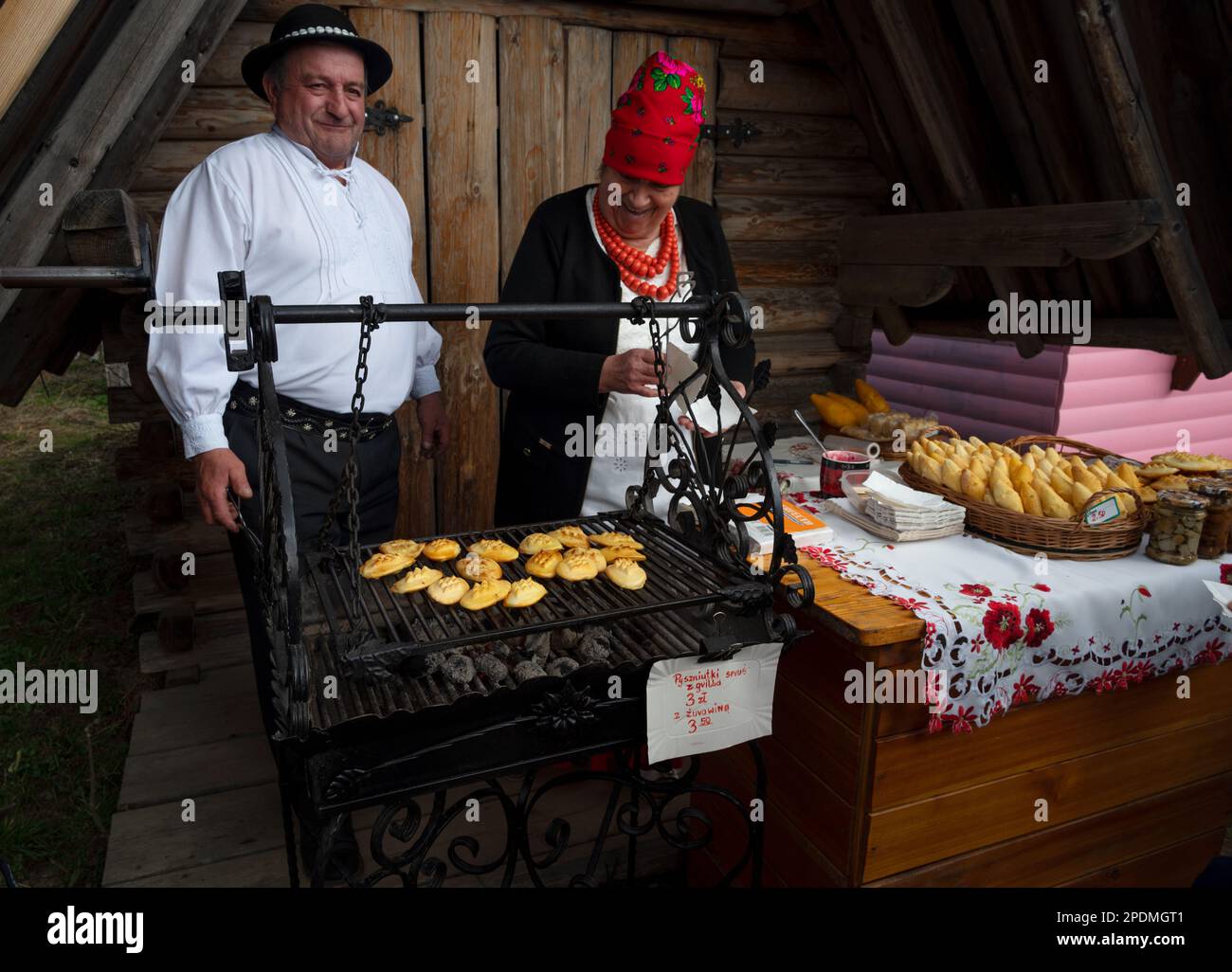 Poland zakopane cheese market hi-res stock photography and images - Alamy