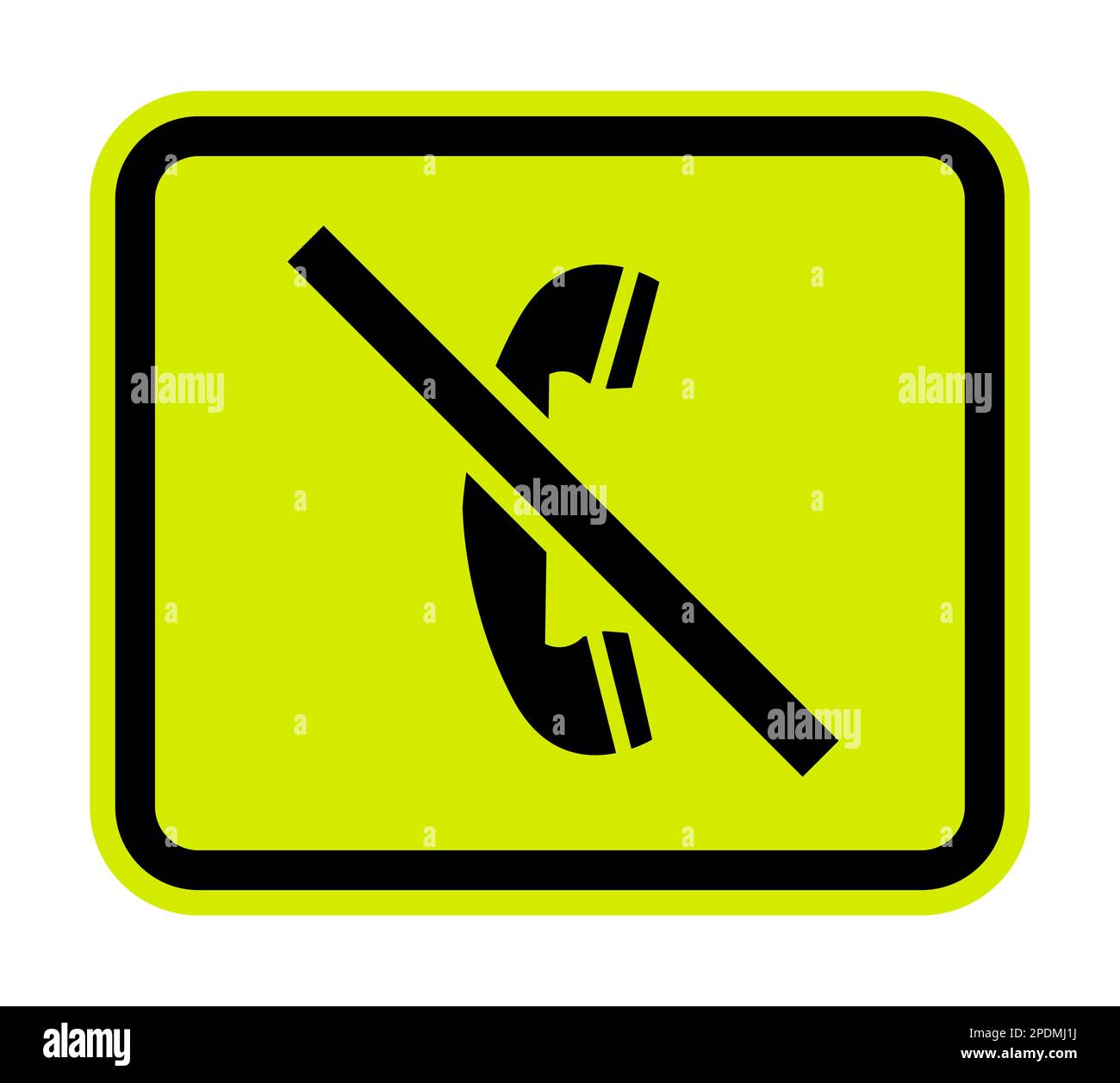 Symbol Do not use the phone Stock Vector Image & Art - Alamy