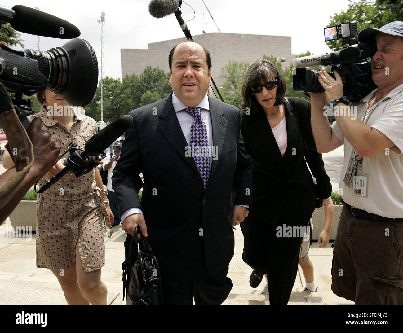 ** FILE ** Time Magazine journalist Matt Cooper arrives at Federal ...