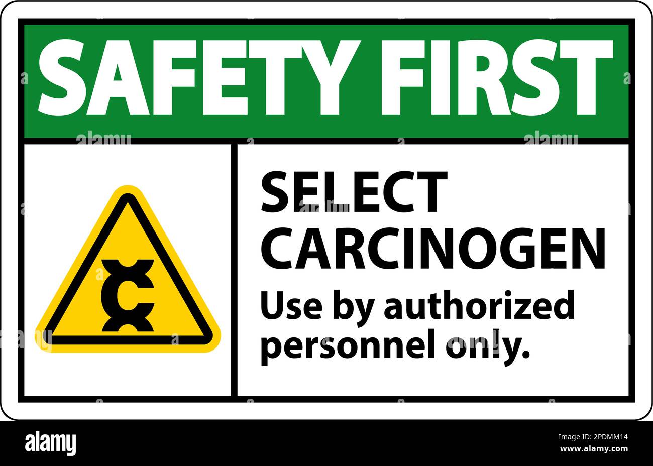Safety first label disease hazard hi-res stock photography and images ...