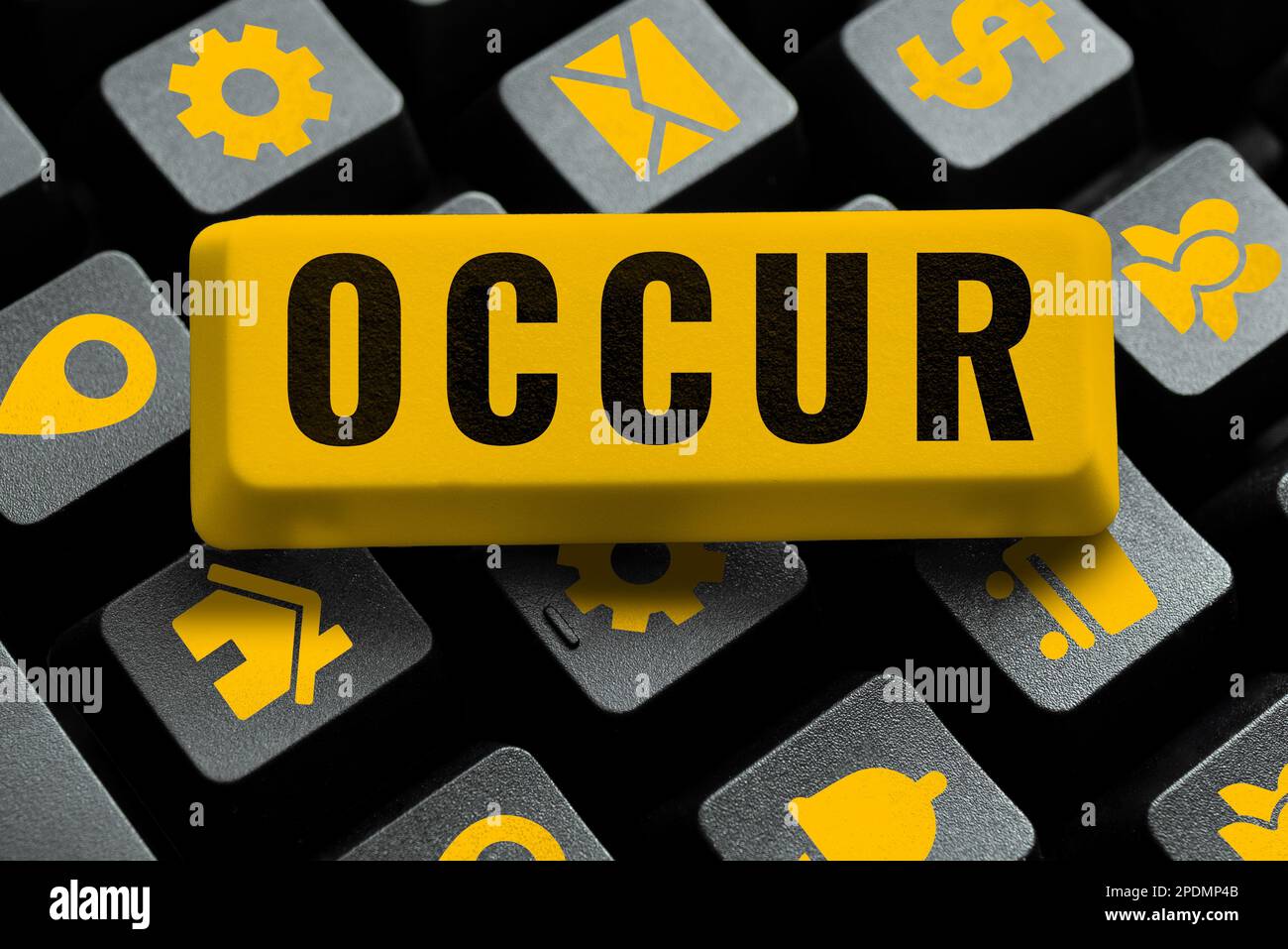 Inspiration showing sign Occur. Concept meaning especially of accidents ...