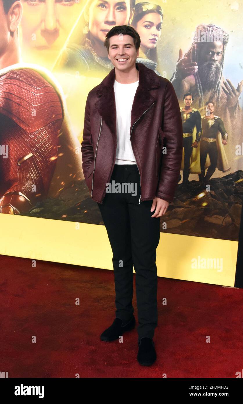 Los Angeles, California, USA 14th March 2023 Singer Javier Luna attends the Premiere of Warner ...