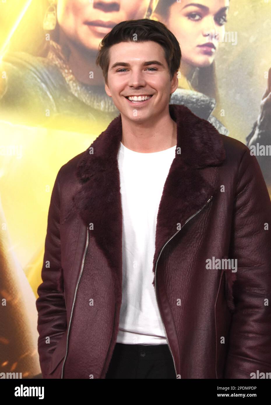 Los Angeles, California, USA 14th March 2023 Singer Javier Luna attends the Premiere of Warner ...