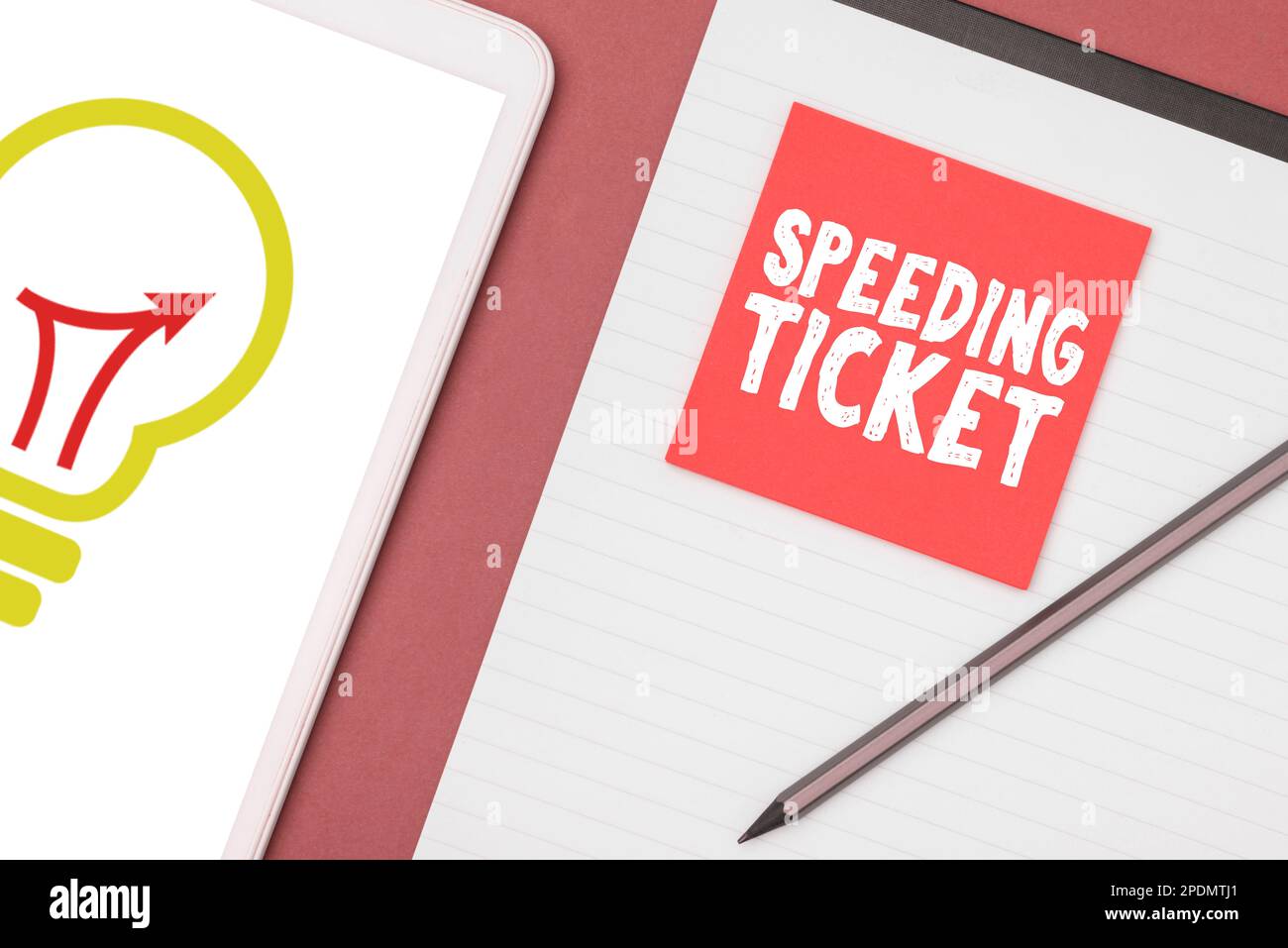 Writing displaying text Speeding Ticket. Internet Concept psychological ...