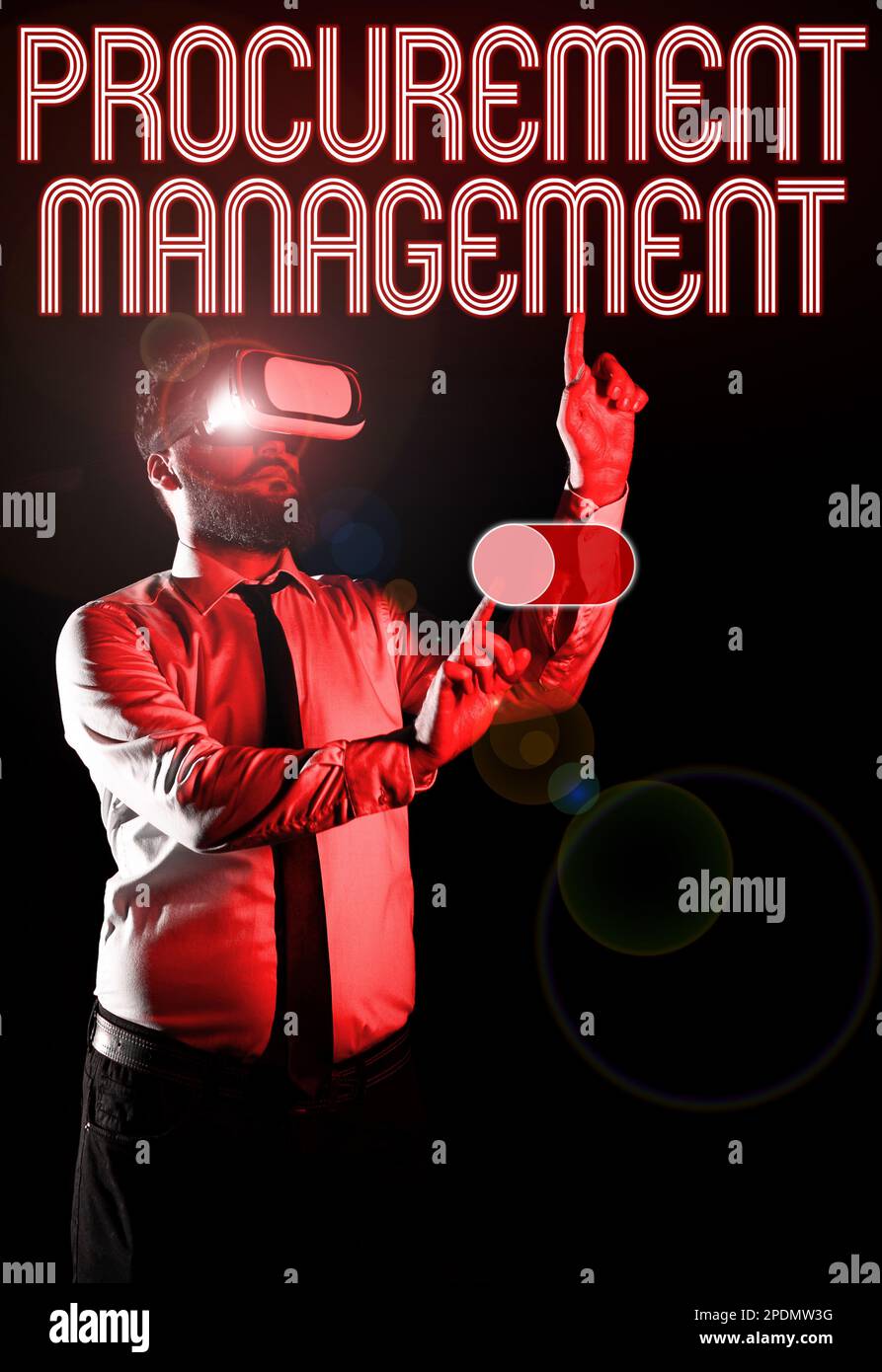 Text sign showing Procurement Management. Concept meaning buying Goods ...