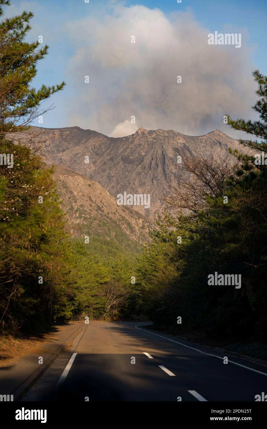 Sakurajima, Kagoshima Prefecture, Japan. 14th Mar, 2023. The ...