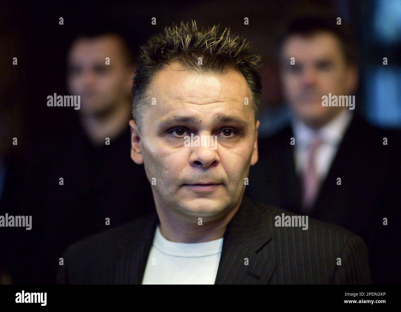 Filip Sapina is seen at court in Berlin, Tuesday Oct. 18, 2005. Soccer ...