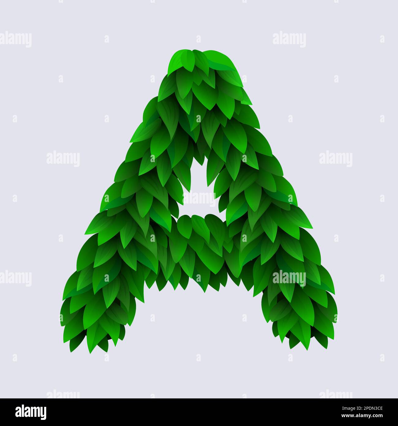 Nature abc letters made Stock Vector Images - Alamy