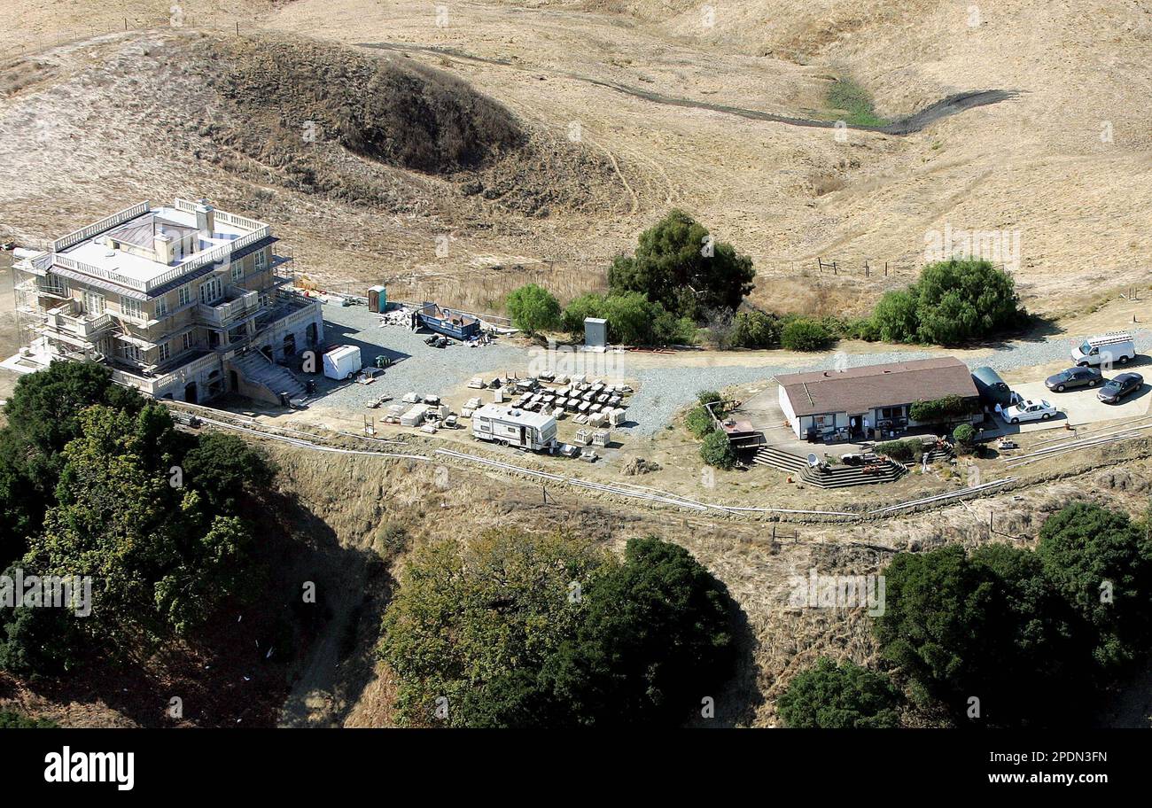 The property of attorney Daniel Horowitz is shown in Lafayette, Calif ...