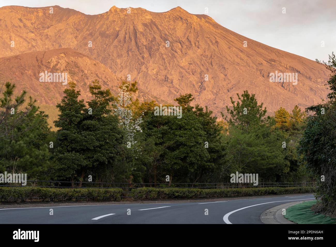 Sakurajima, Kagoshima Prefecture, Japan. 14th Mar, 2023. The ...