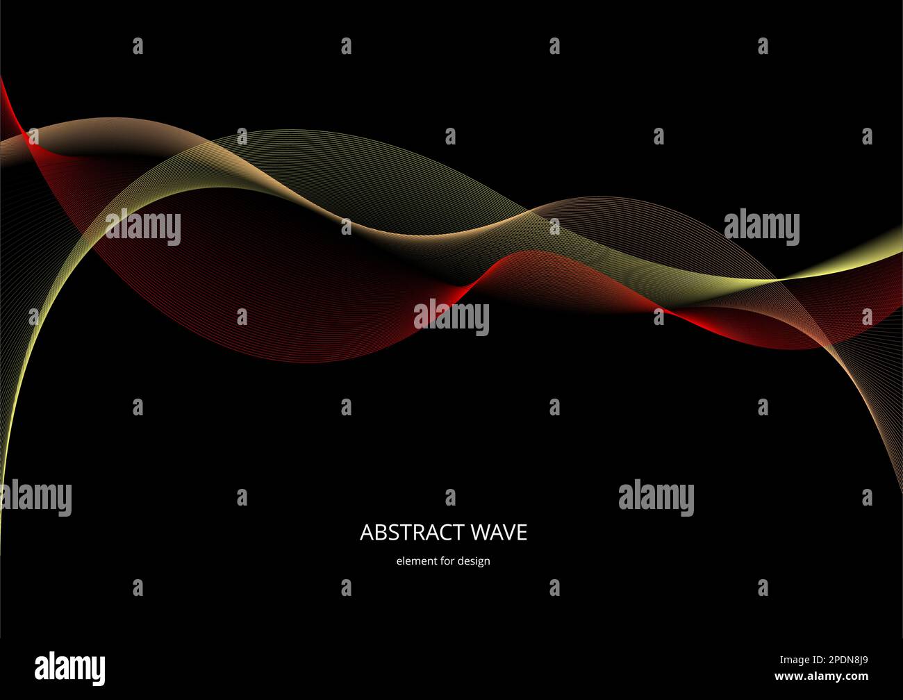 Abstract wave element for design. Digital frequency track equalizer ...