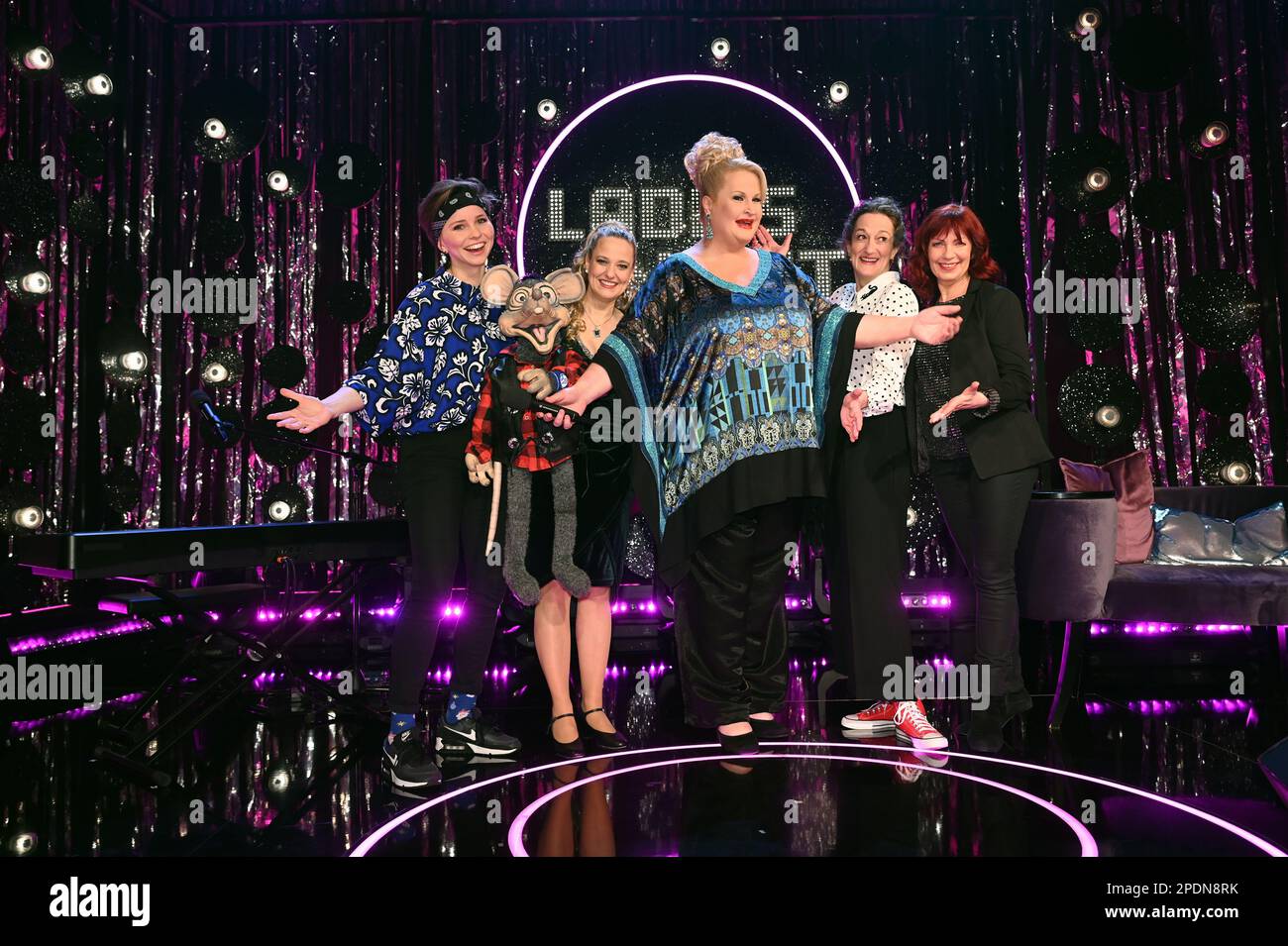 Cologne, Germany. 14th Mar, 2023. Curemy, l-r, Murzarella with doll ...