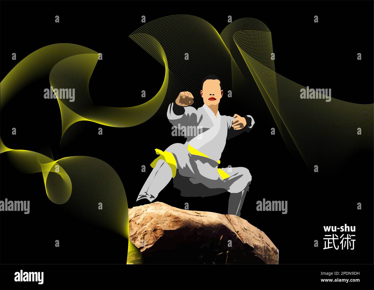 Single chinese figure Stock Vector Images - Alamy