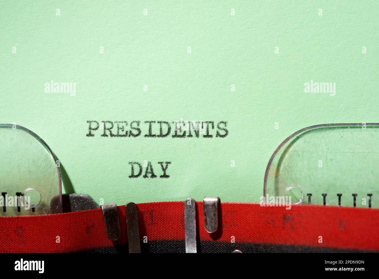 Concept president day write hi-res stock photography and images - Alamy
