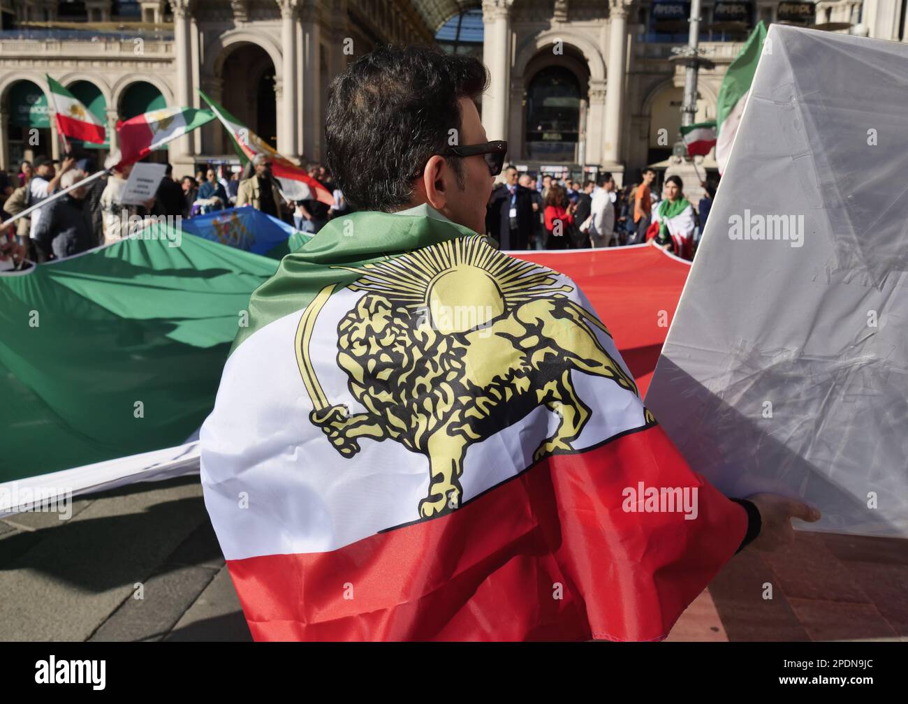 Protest by the Iranian community in dome square for women's rights and ...