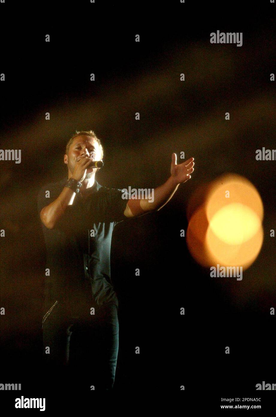 Argentine singer Diego Torres, performs at the Presidente Latin Music ...