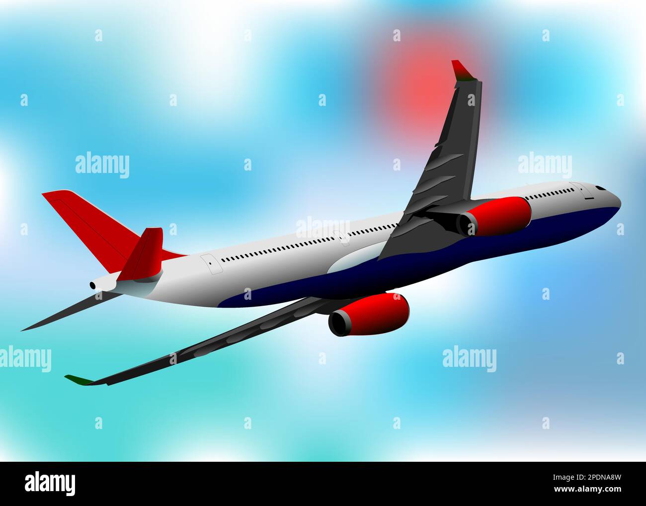 Approaching for landing Stock Vector Images - Alamy