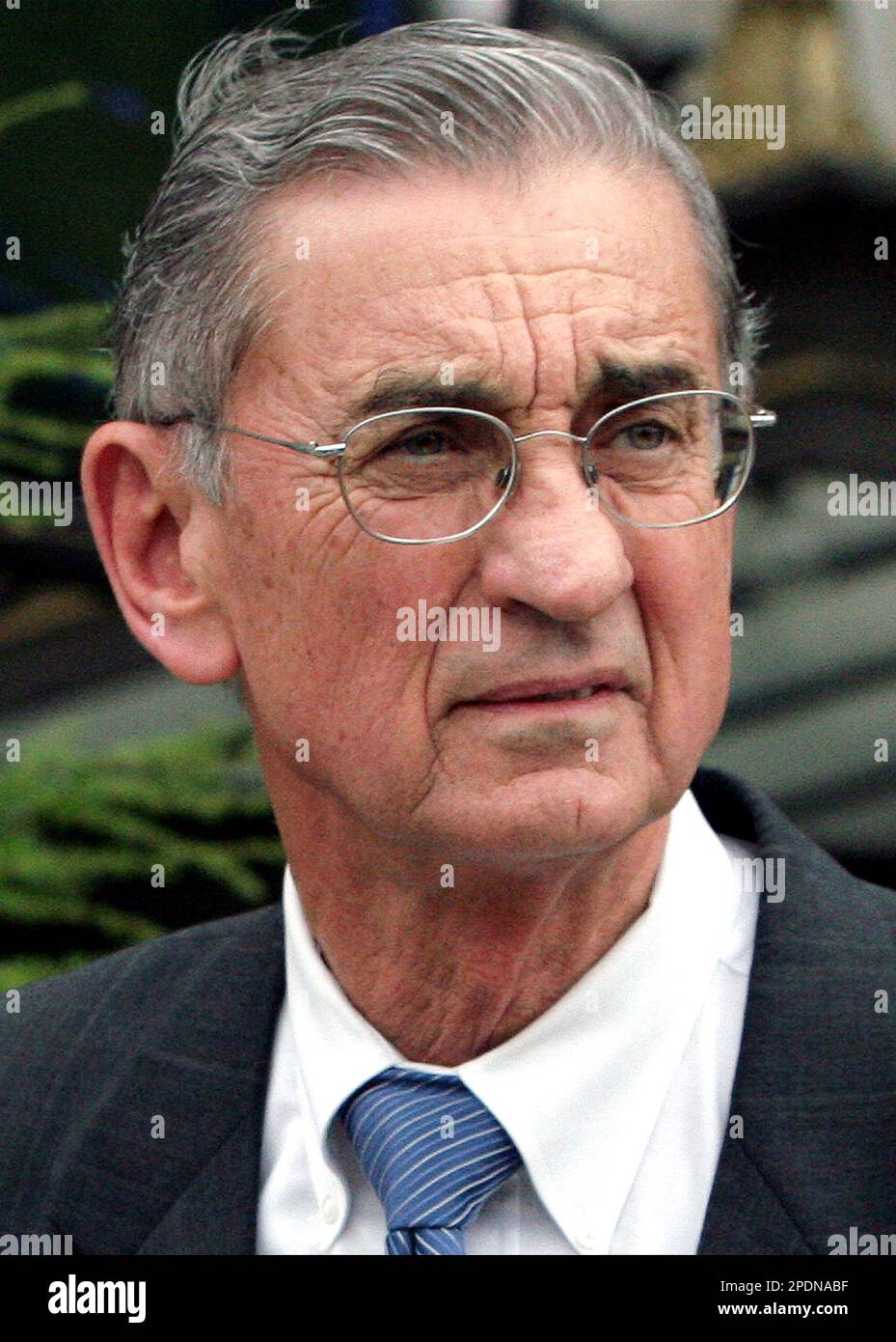 Habitat for Humanity founder Millard Fuller is seen at a ceremony for ...