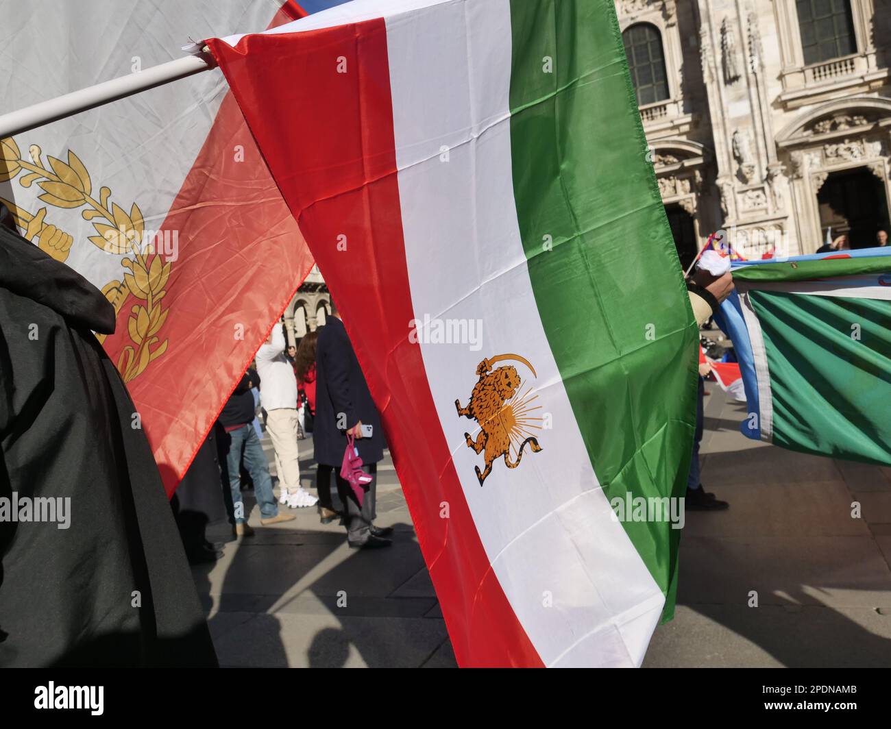 Protest by the Iranian community in dome square for women's rights and ...