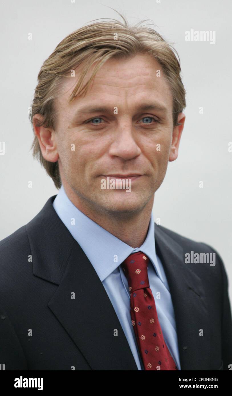 Actor Daniel Craig is unveiled as the new James Bond 007, ahead of the ...