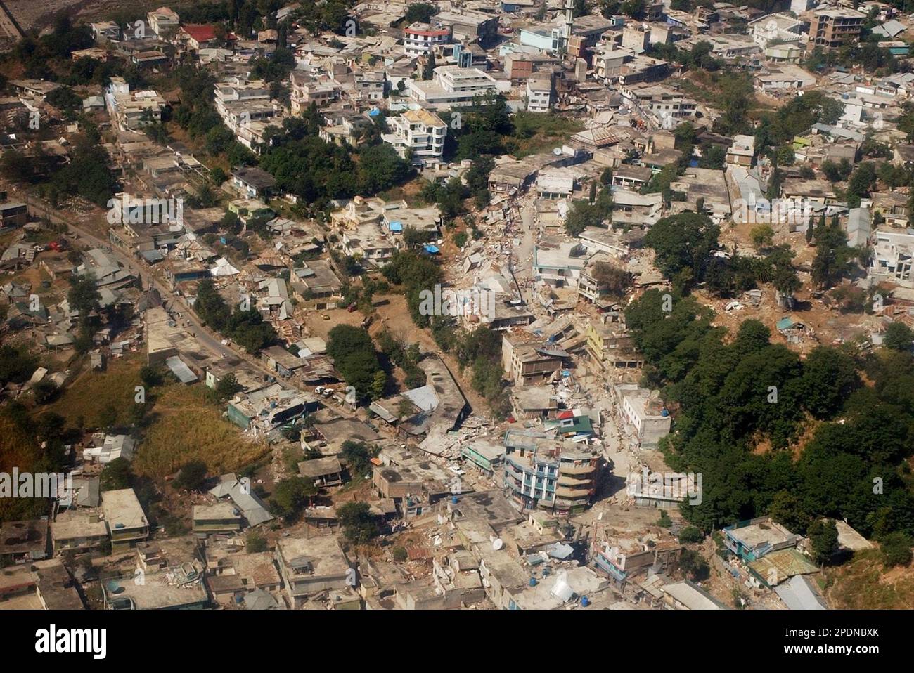 The devastation of Pakistan Kashmiri city of Bagh is seen Friday, Oct ...