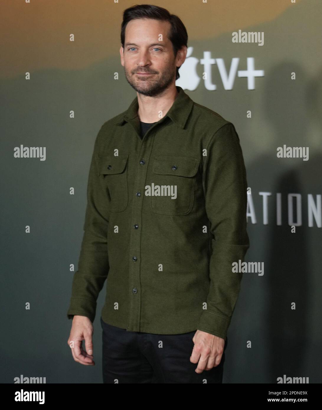 Los Angeles, USA. 14th Mar, 2023. Tobey Maguire arrives at the Apple ...