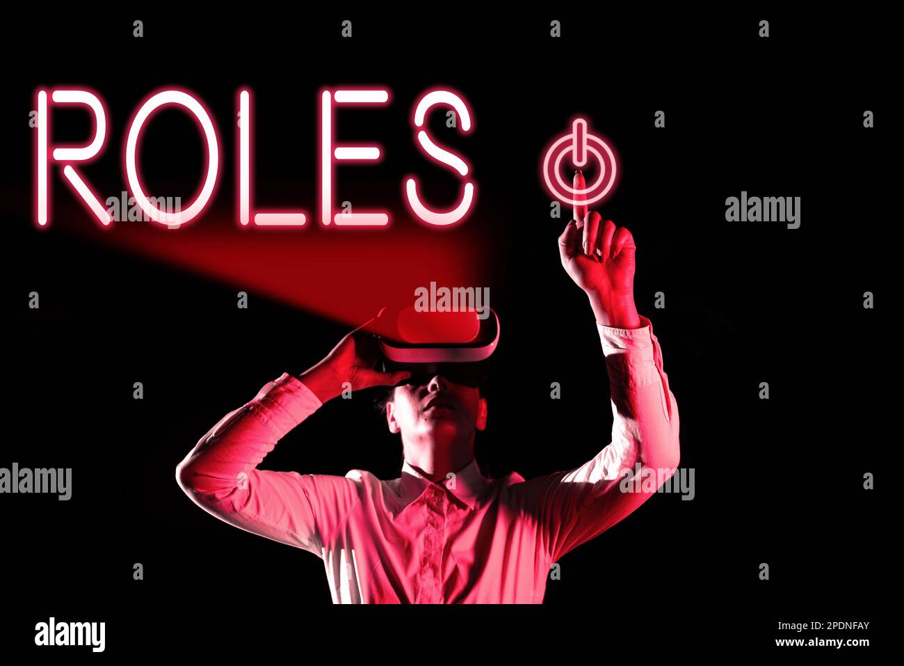 Conceptual display Roles. Word for part played by person thing in ...