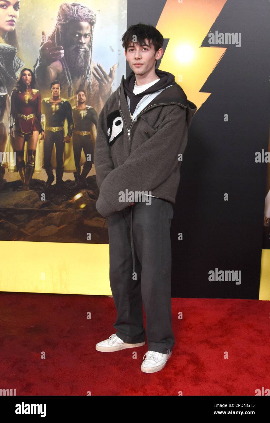 Los Angeles, California, USA 14th March 2023 Actor Griffin Gluck ...