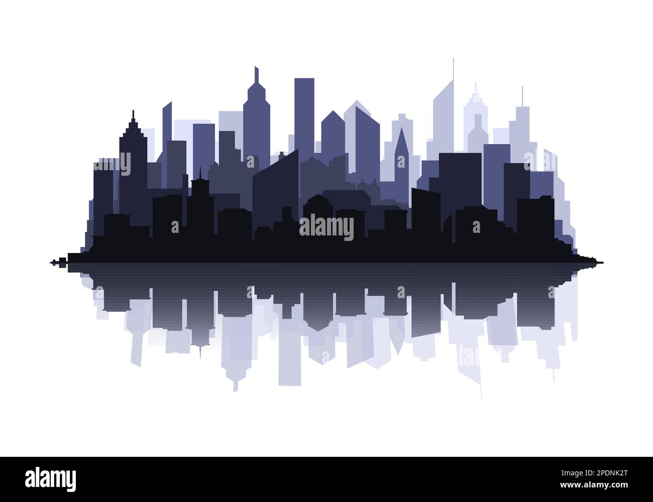 City landscape perspective Cut Out Stock Images & Pictures - Alamy