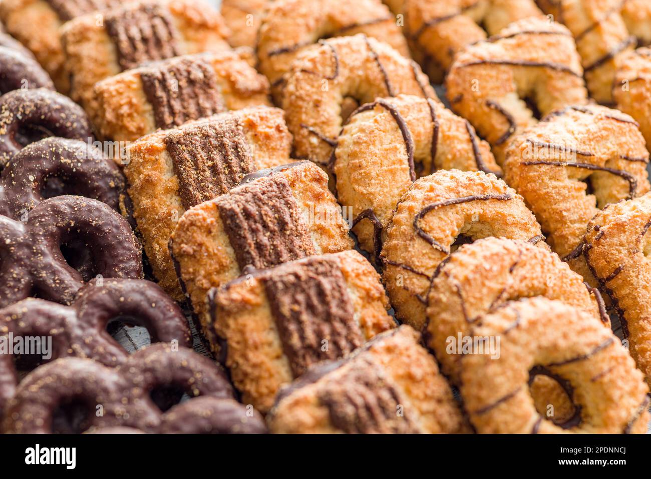 Various cookies sweet biscuits hi-res stock photography and images - Alamy